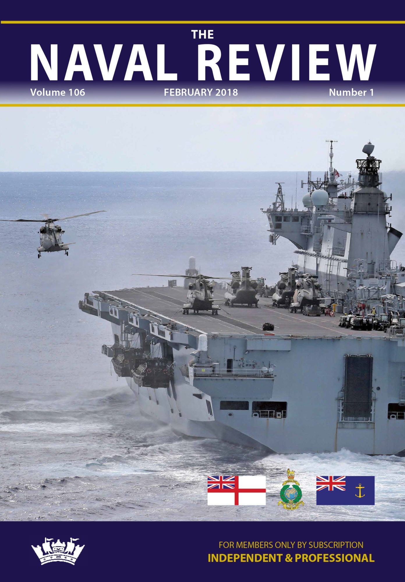Volume CVI (2018), Issue 1 - The Naval Review